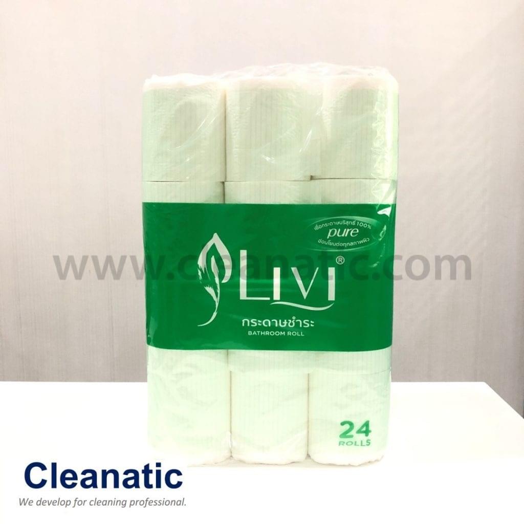 LIVI® STANDARD ROLL TISSUE 24’R - Cleanatic