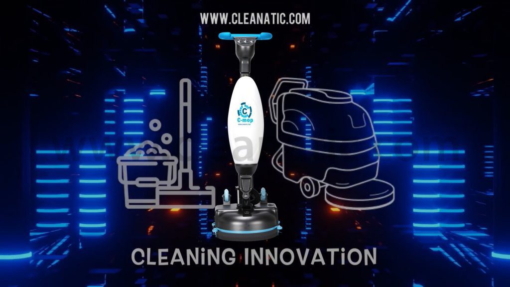 เครื่องขัดทำความสะอาดพื้น พร้อมดูดกลับอัตโนมัติ CLEANATIC C-MOP - Cleanatic