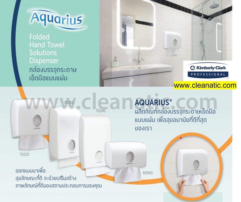 กล่องบรรจุกระดาษเช็ดมือแบบแผ่น Hand Towel - Cleanatic
