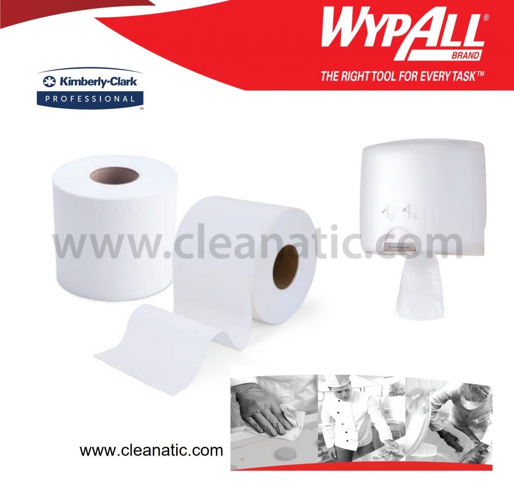 ผลิตภัณฑ์เช็ดทำความสะอาดชนิดม้วน WYPALL® L10 ROLL CONTROL WIPER - Cleanatic